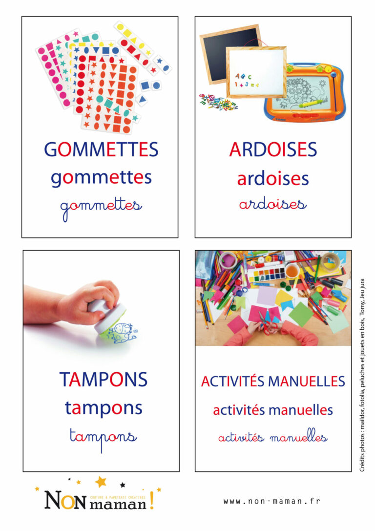 etiquettes montessori pour boite a jouets - a imprimer - NON! maman